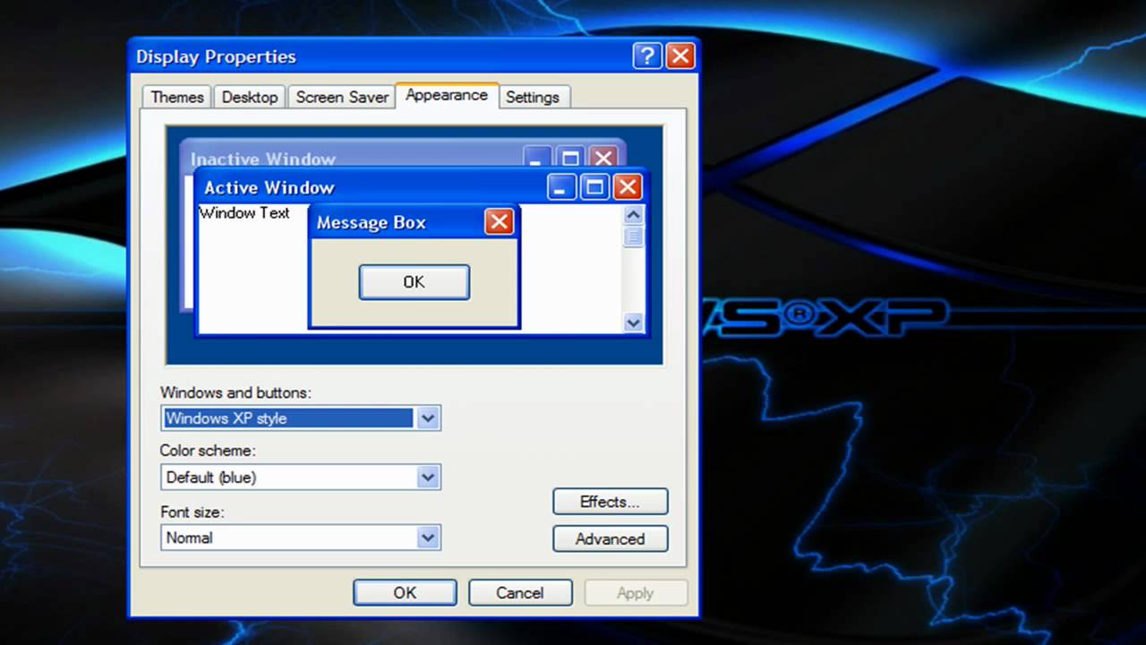 How to enable Clear Type feature in windows XP - YouTube