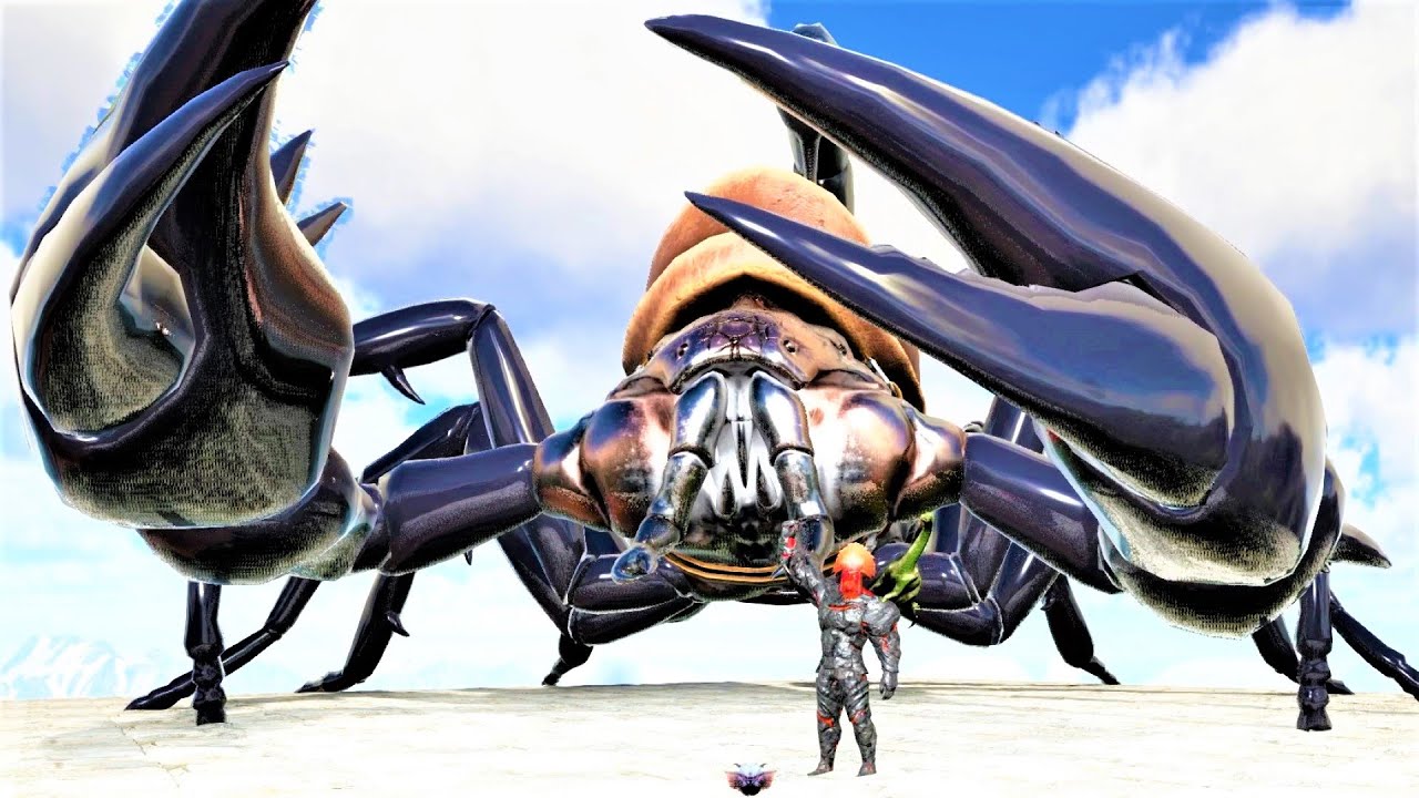 SKARNER MEGA SCORPION vs DRAGON ARMY! ARK SURVIVAL EVOLVED (PUGNACIA ...