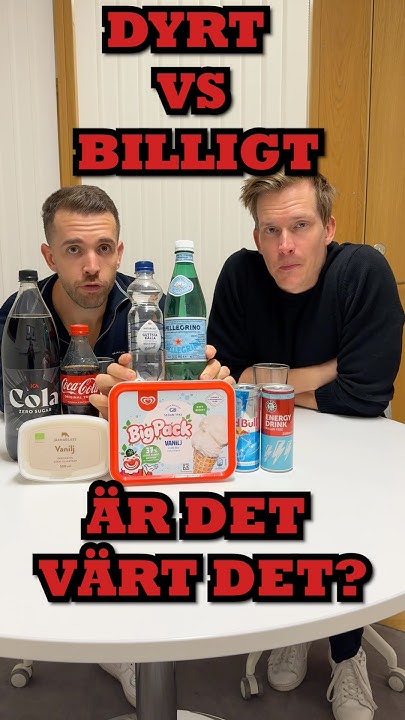 Dyra VS billiga matvaror! - YouTube