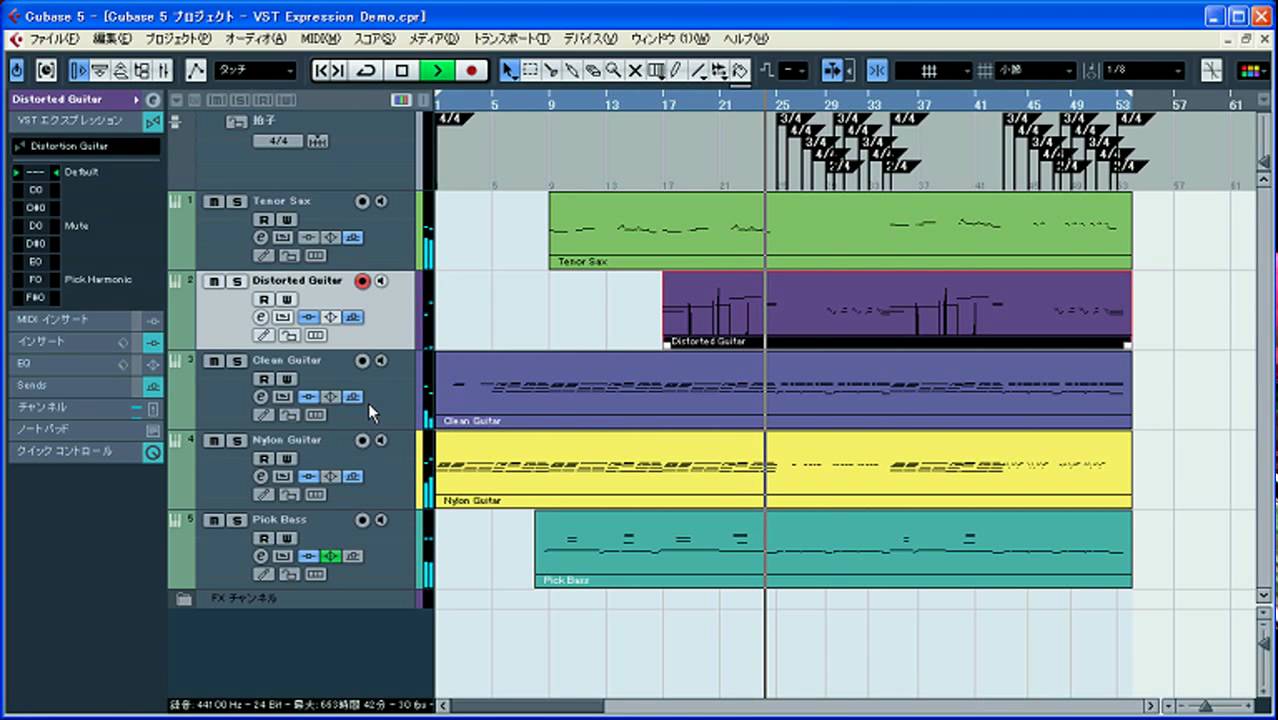 Cubase5 VST Expression Demo - YouTube
