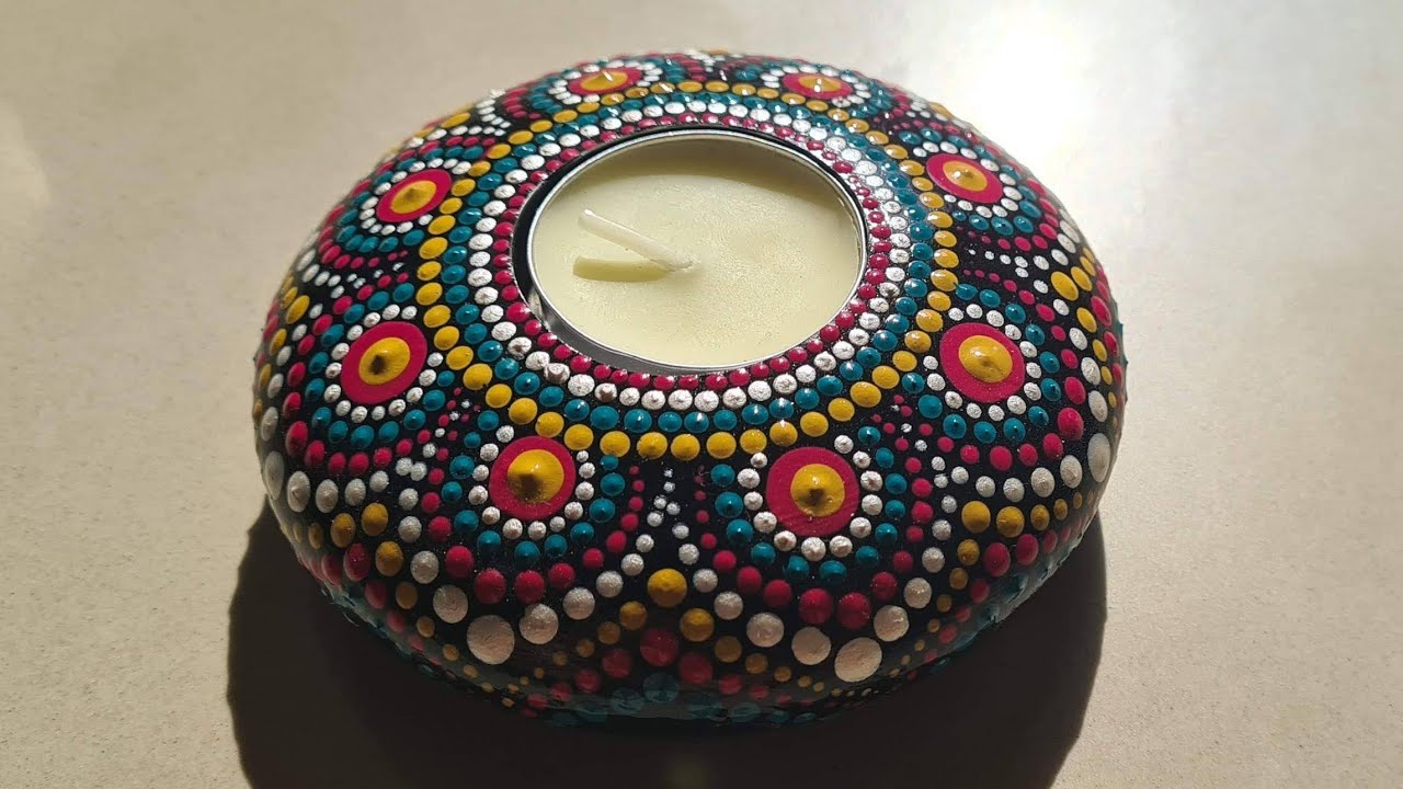 Simple Tea light design for festival season. - YouTube