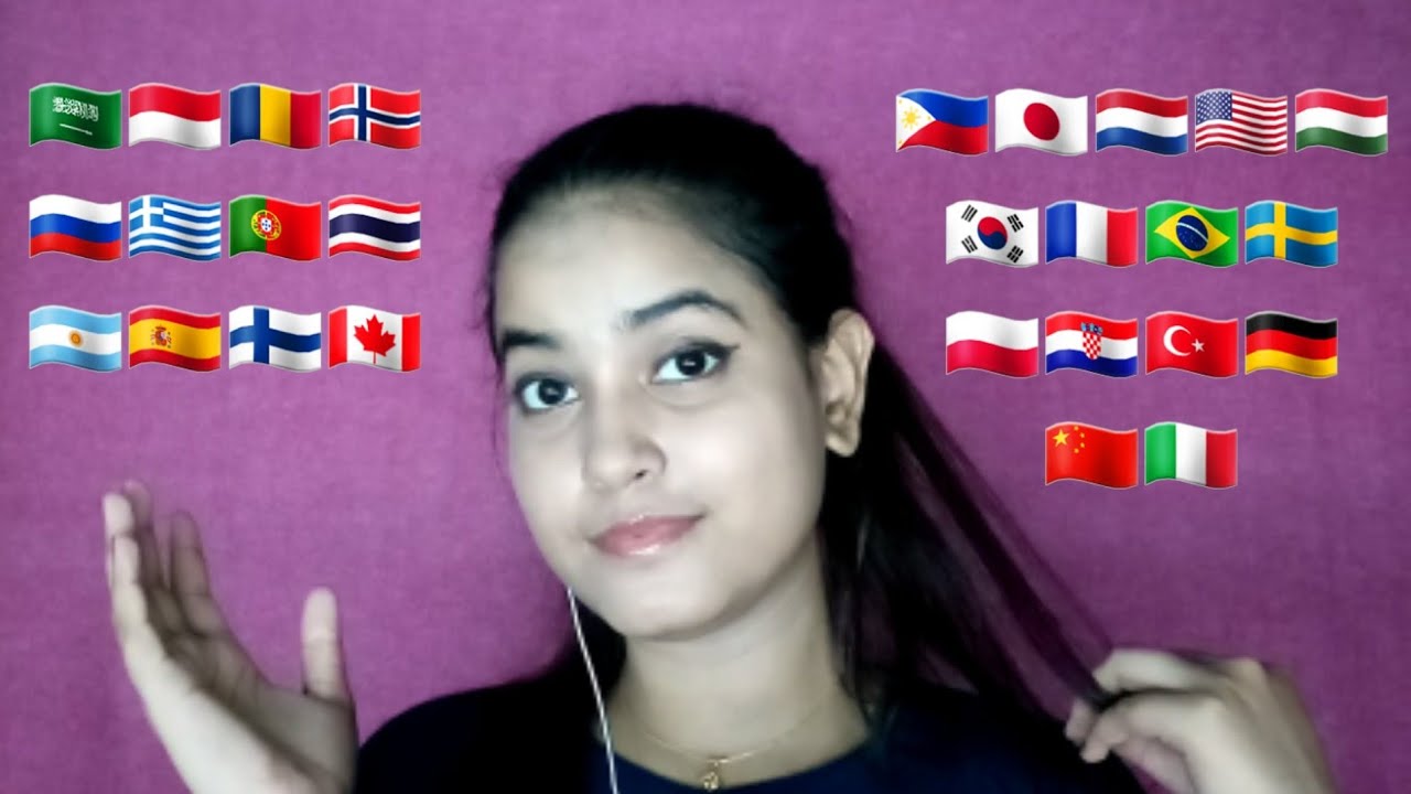 ASMR *Share* in 25+ Different Languages with Mouth Sounds - YouTube