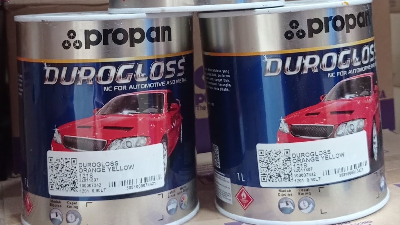 CAT DUCO NC PROPAN dengan 100% pengenceran - YouTube