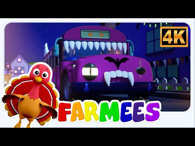 Spooky Wheels on the Bus - Halloween Songs and Rhymes for Kids - Videos ...