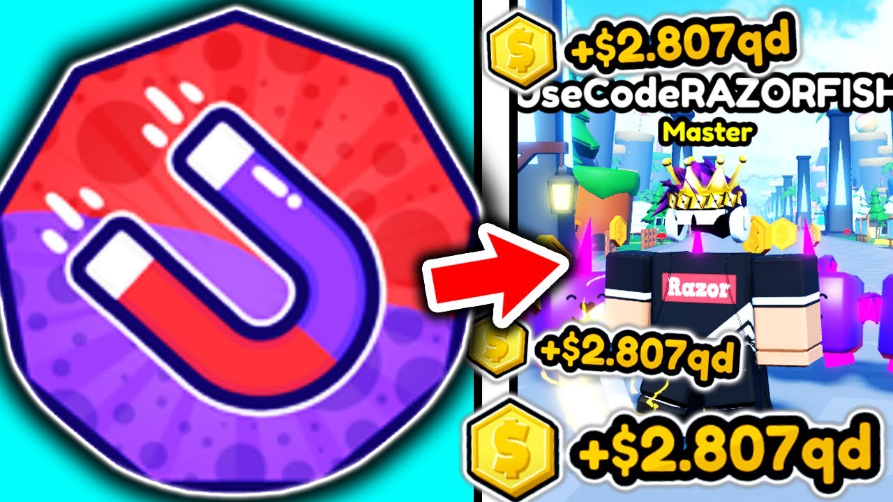 I Bought STRONGEST MAGNET and Became BEST PLAYER in Roblox Coin Magnet ...