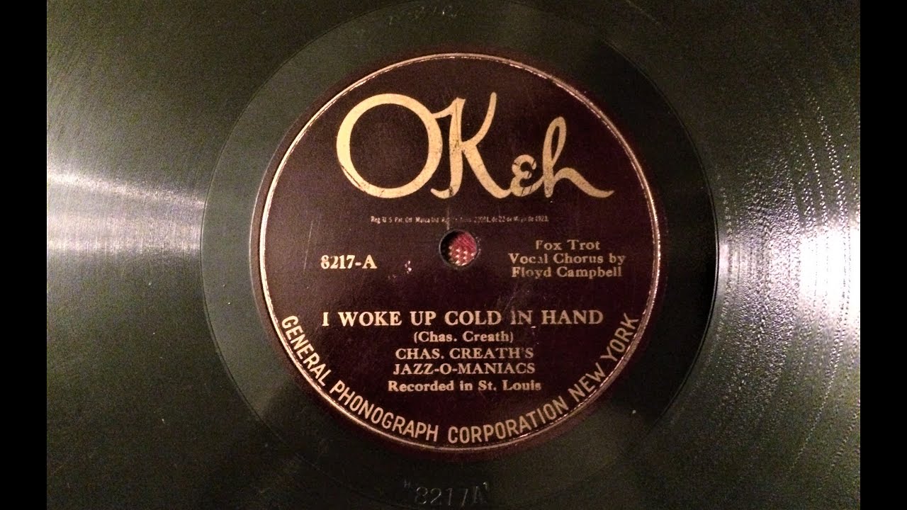 Chas Creath's Jazz-O-Maniacs: I Woke Up Cold In Hand - YouTube