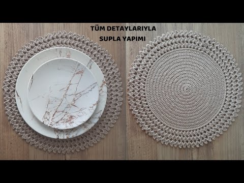 SUPLA YAPIMI TÜM DETAYLARIYLA  #suplayapımı #örgü #crochet #tığişi #örgüteknikleri #supla #handmade