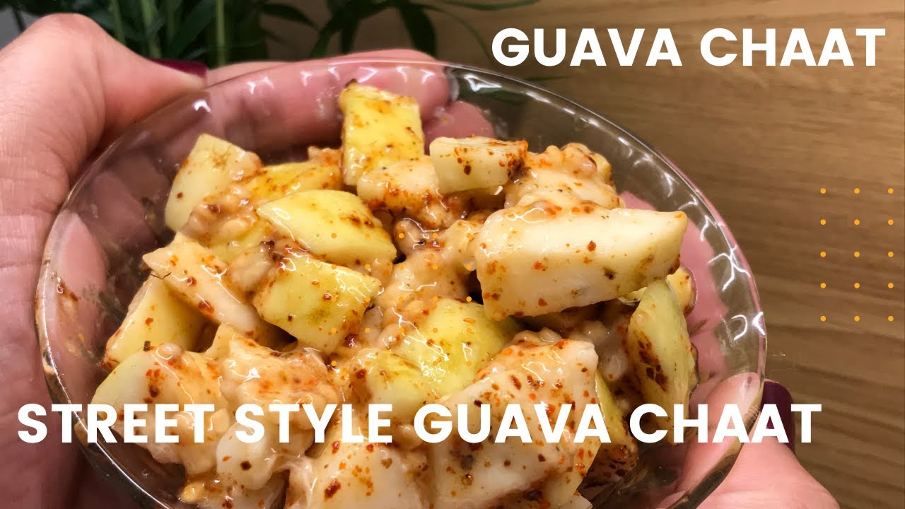 Guava chaat recipe / 2 minute easy street style guava chaat recipe ...