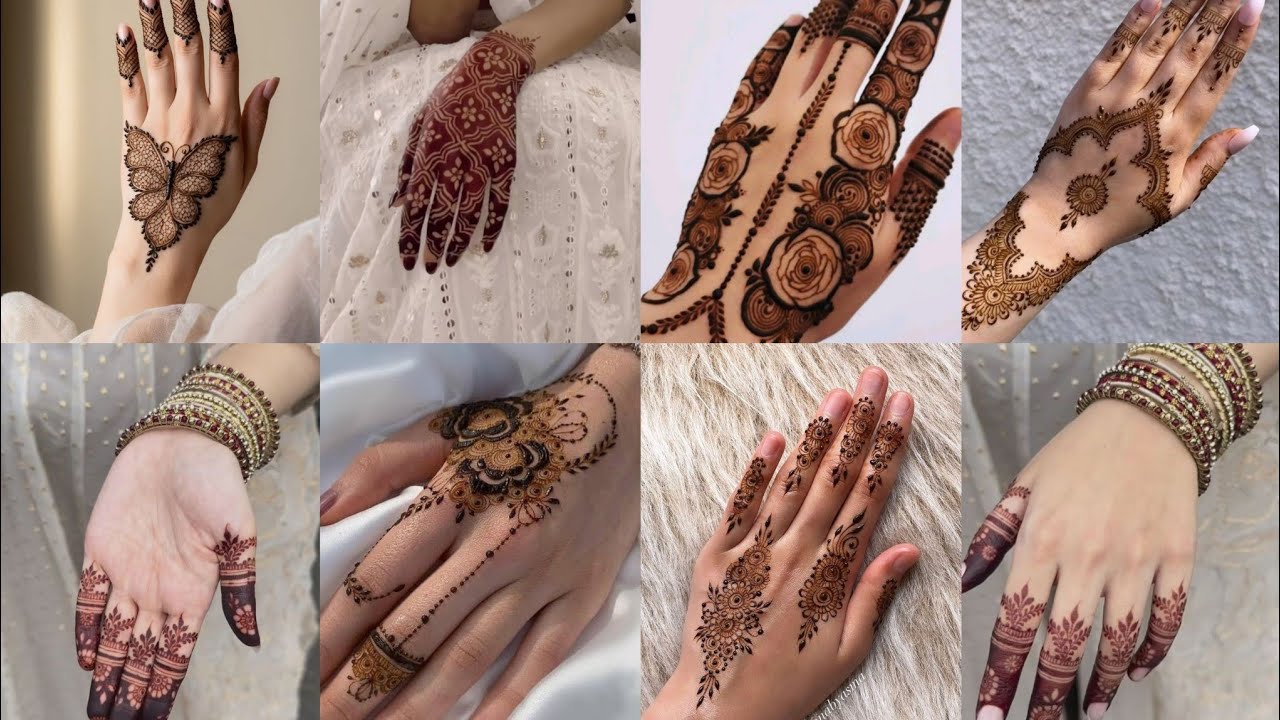 Beautiful 😍 bridal mahdi design ideas #2025 for women! - YouTube