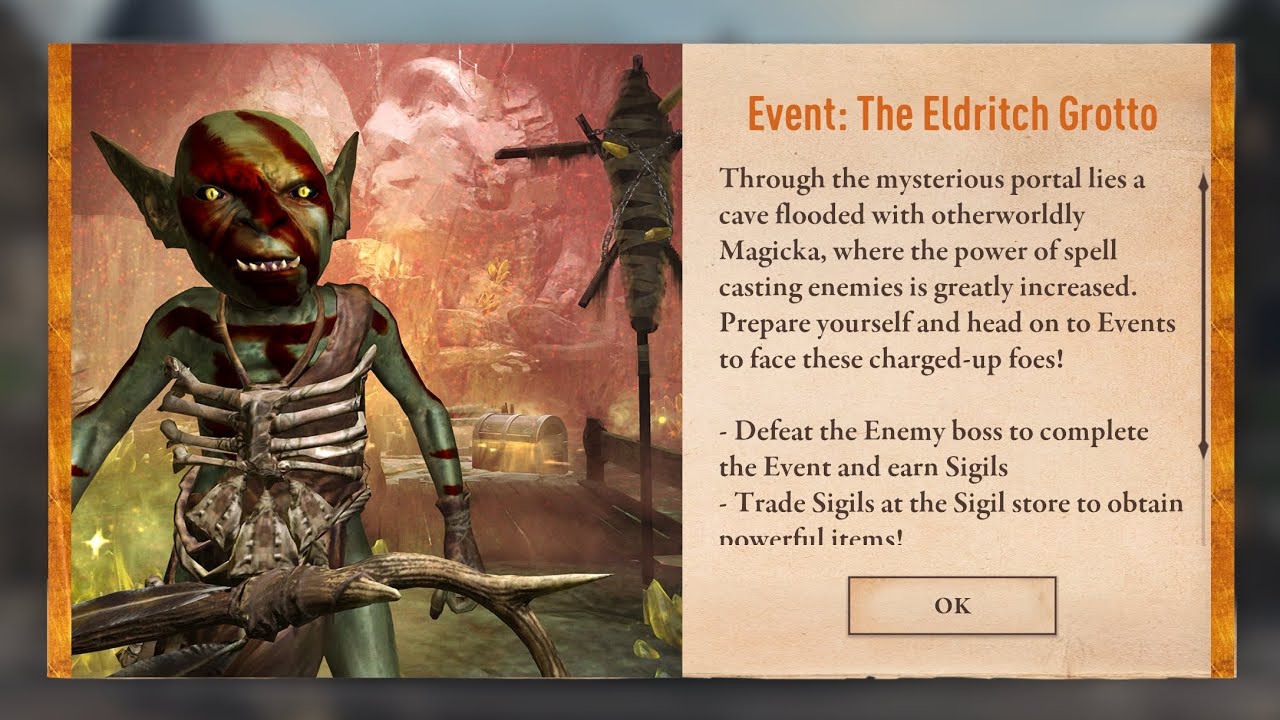 Elder Scrolls Blades. The Eldritch Grotto Event - YouTube