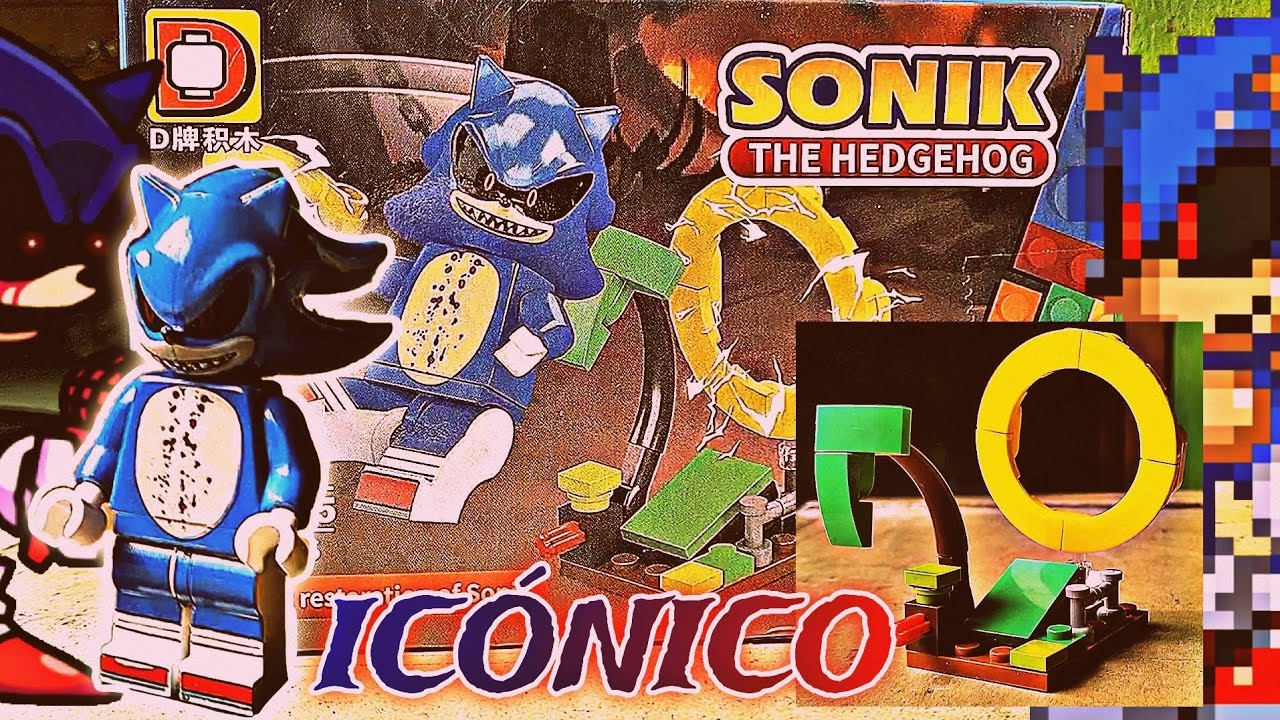 LA LEYENDA: El Gran Sonic.exe | Reseña Lego Bootleg Sonic: Anillo 8 en ...