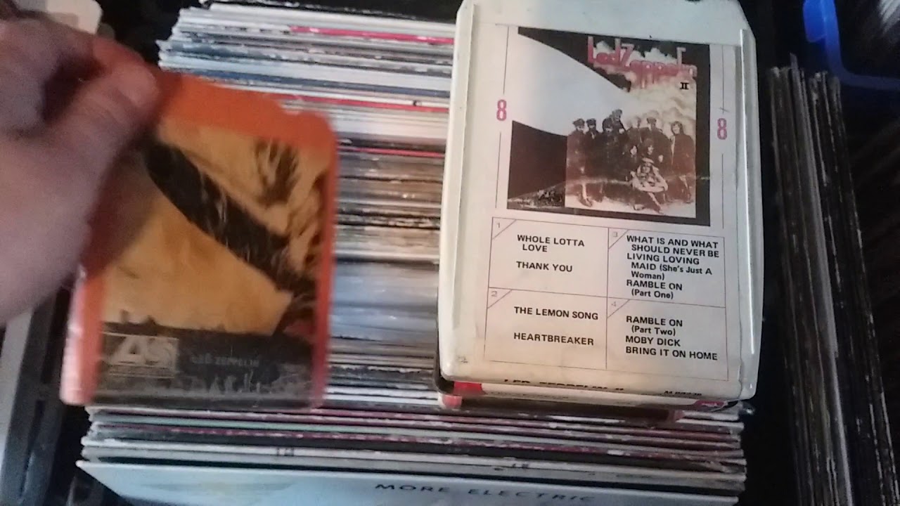 Led Zeppelin - 8 Track Tape Collection - YouTube