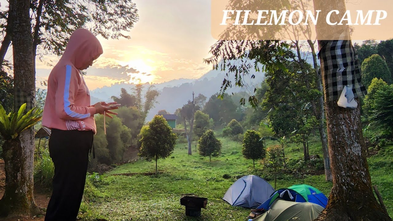 Filemon Camp | Cuma Camping Disini Bisa Makan dan Minum Sepuasnya - YouTube