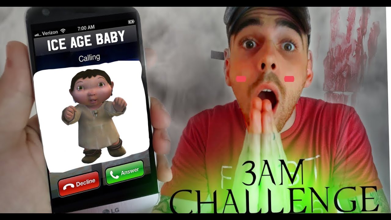 CALLING ICE AGE BABY AT 3AM (HE DIDN'T ANSWER) OMG - YouTube