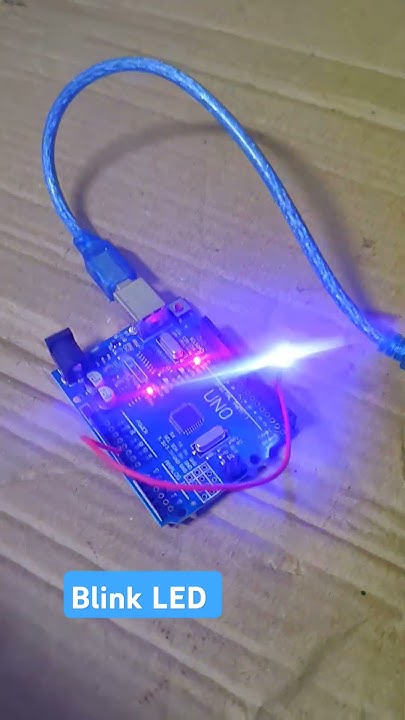Blinking Led Arduino Uno Board Youtube