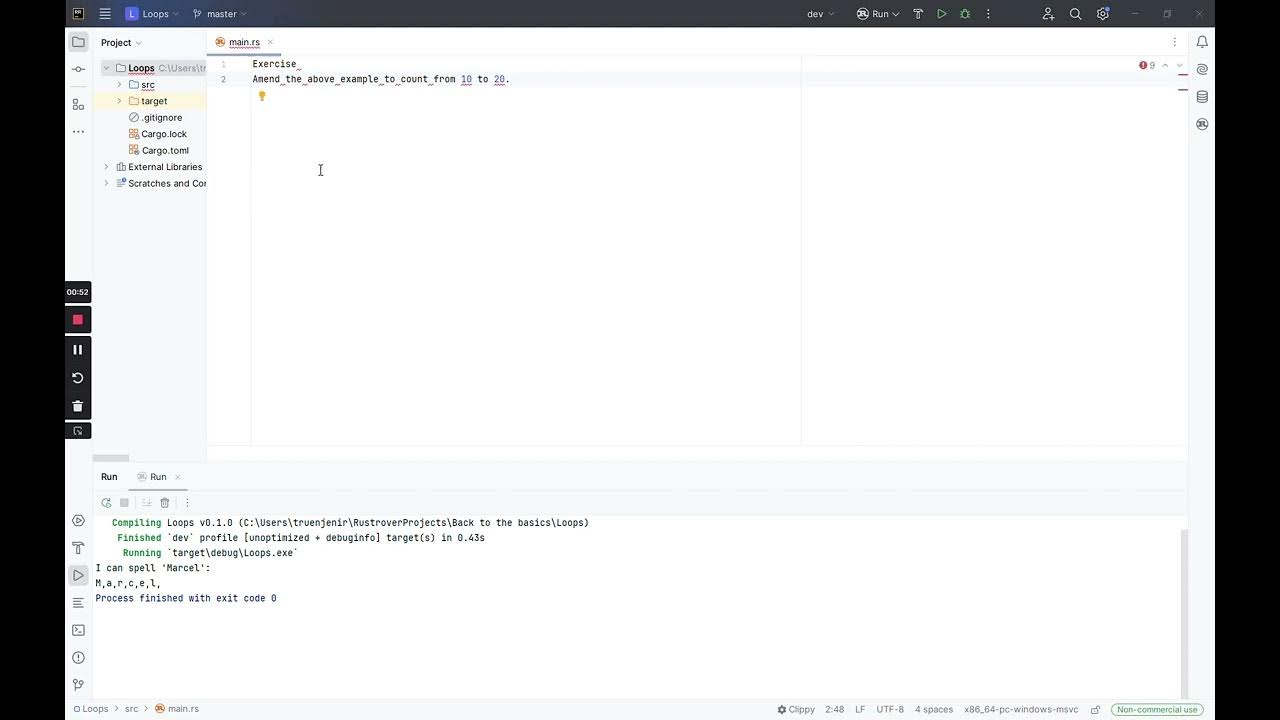 Rust Loops - YouTube