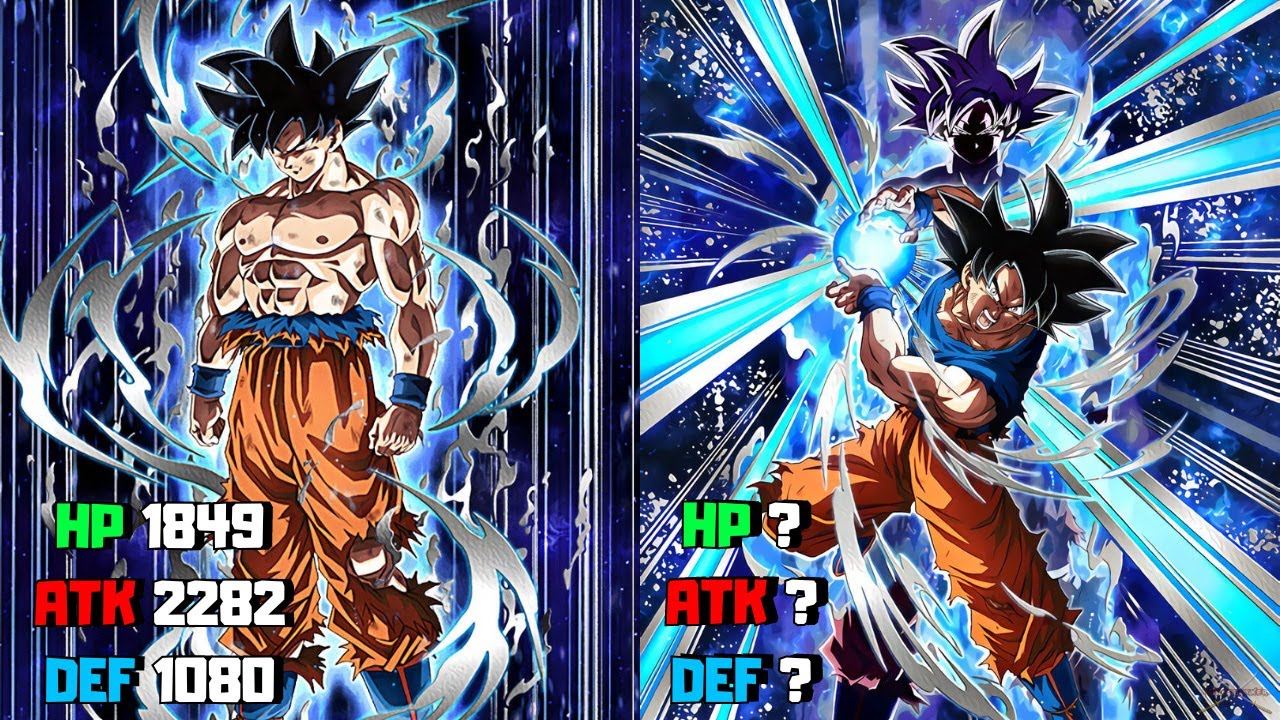 [UR] Transdimensional Instinct Goku Ultra Instinct -Sign | Base VS 100% ...