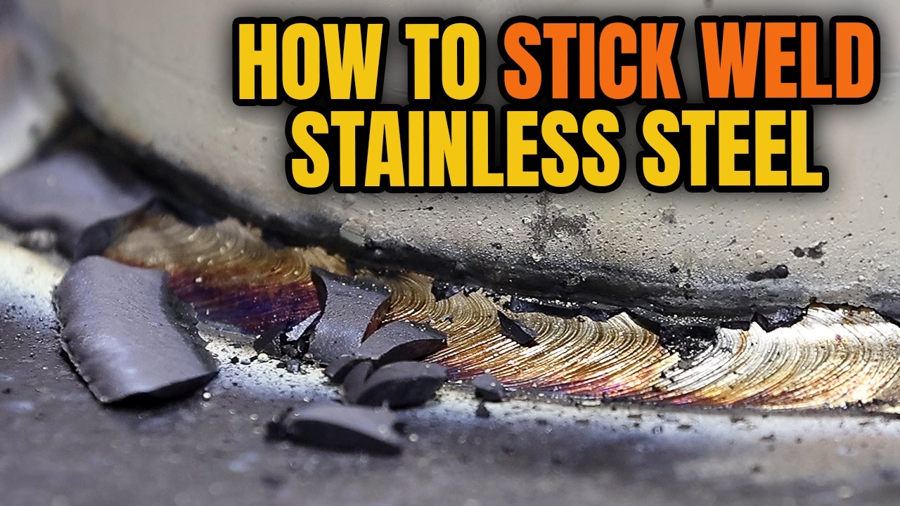 Stainless Stick Welding Flat & Vertical: 309L-16 vs 309L-17 - YouTube