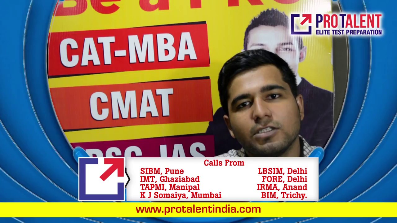 ProTalent's successful student Mohit Modi shares his experience at ...