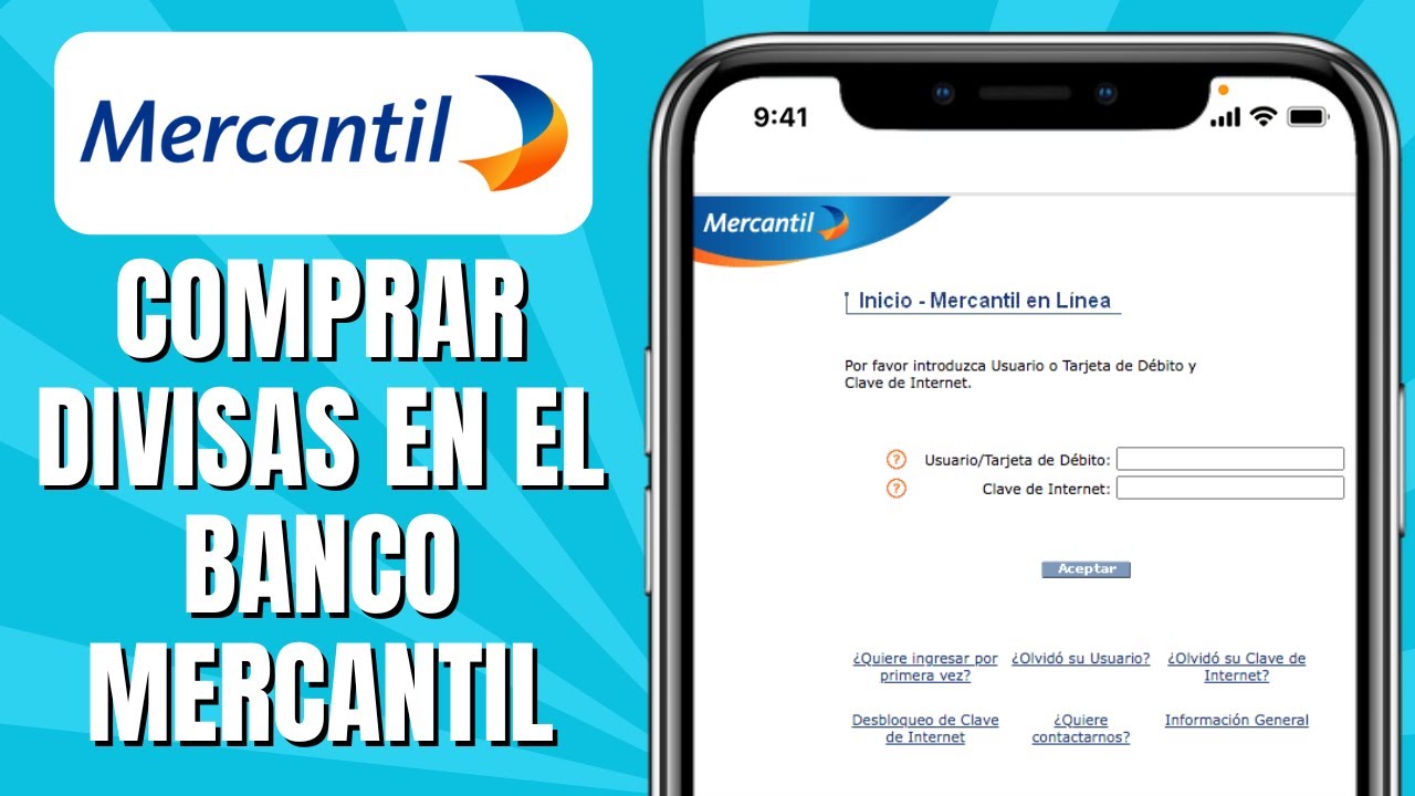 Cómo COMPRAR Divisas En El Banco Mercantil - YouTube