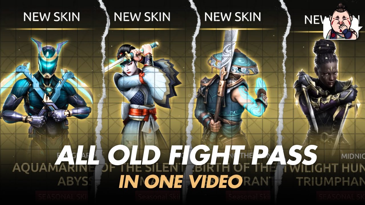 Shadow Fight 4 Arena all Old Fight Pass Season 1 to Season 12 and ...