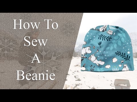 How to Sew Beanie | Tutorial | DIY | Sewing Pattern - YouTube