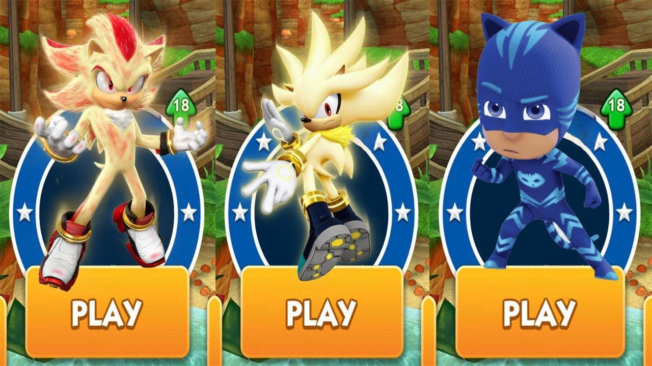 Sonic Dash - Movie Super Shadow from Movie Sonic 3 vs Super Silver vs ...