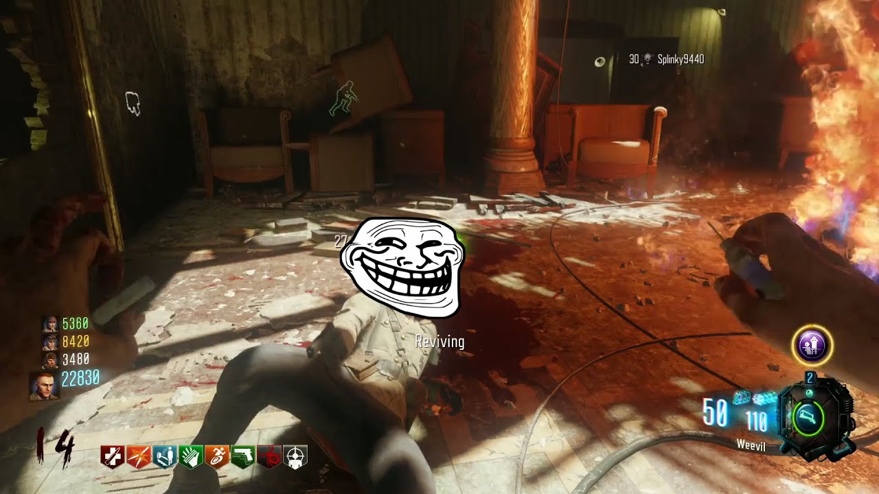 Classic Cod Zombies Trolling! Cod Zombies With Randoms [55] - YouTube