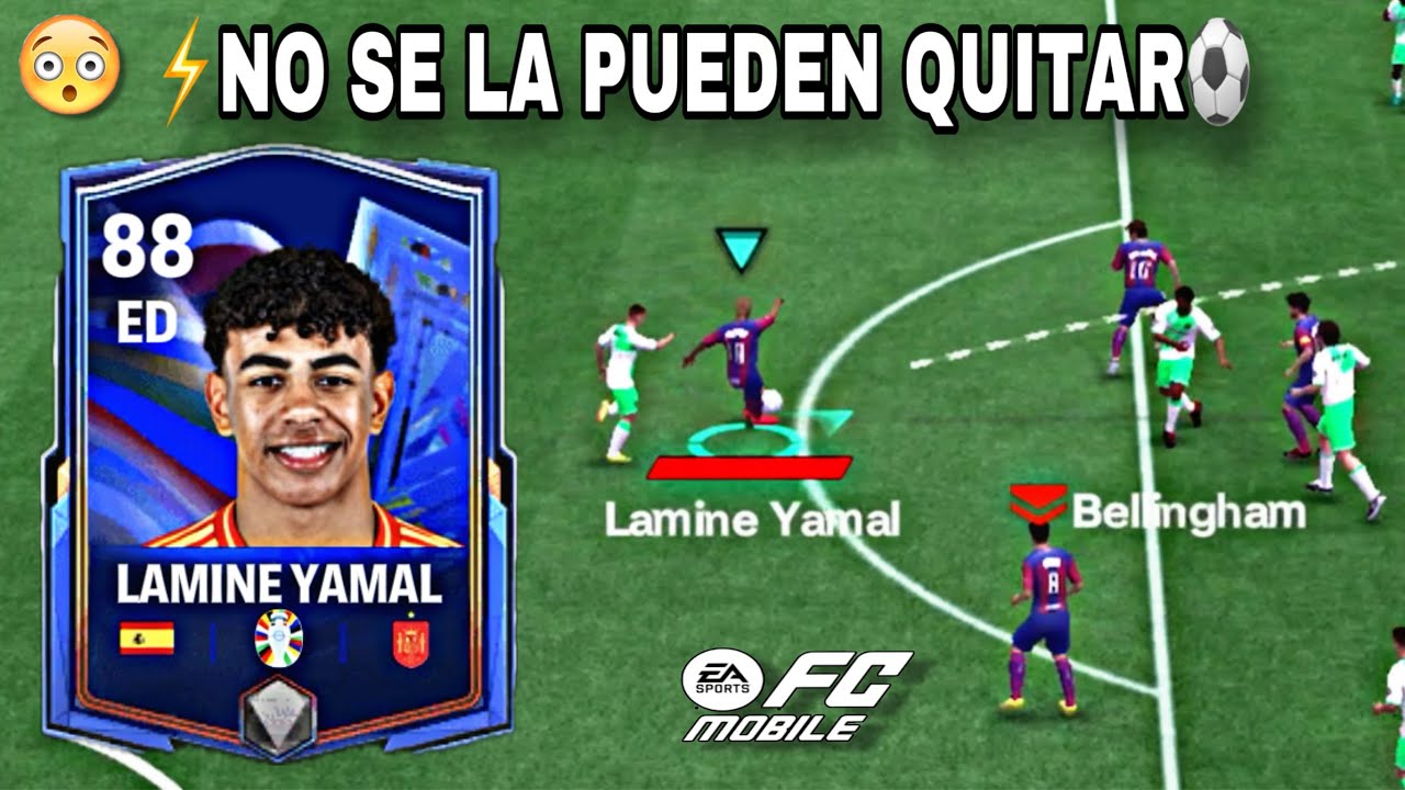 😱Probé la Carta de Lamine Yamal Sin rangos⚡️Fc Mobile - YouTube
