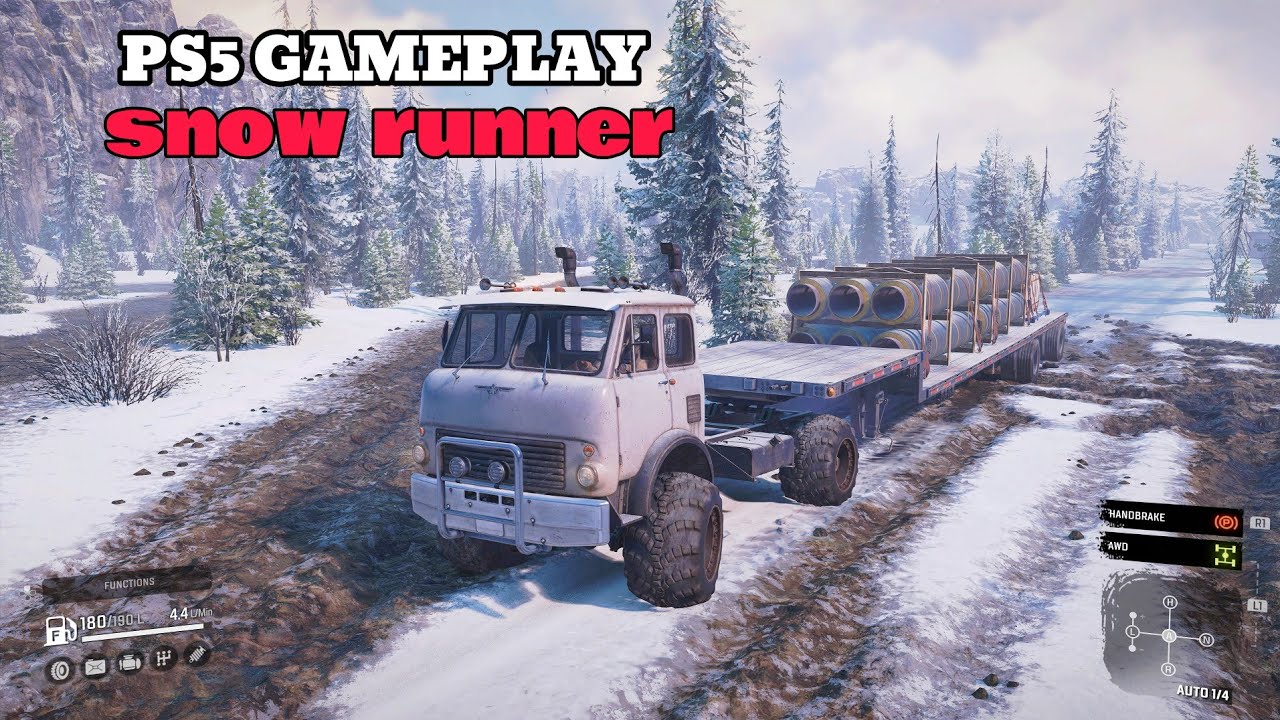 High graphics ps5 games | snowrunner ps5 Gameplay | #new - YouTube