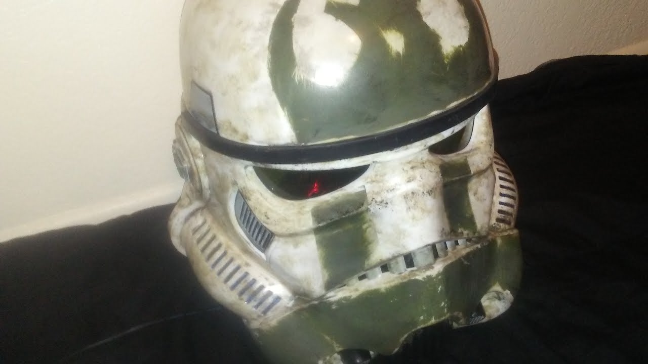 SWAMP TROOPER HELMET update - YouTube