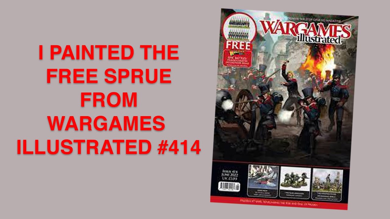 I painted the FREE Prussian Sprue from WI 414 - YouTube