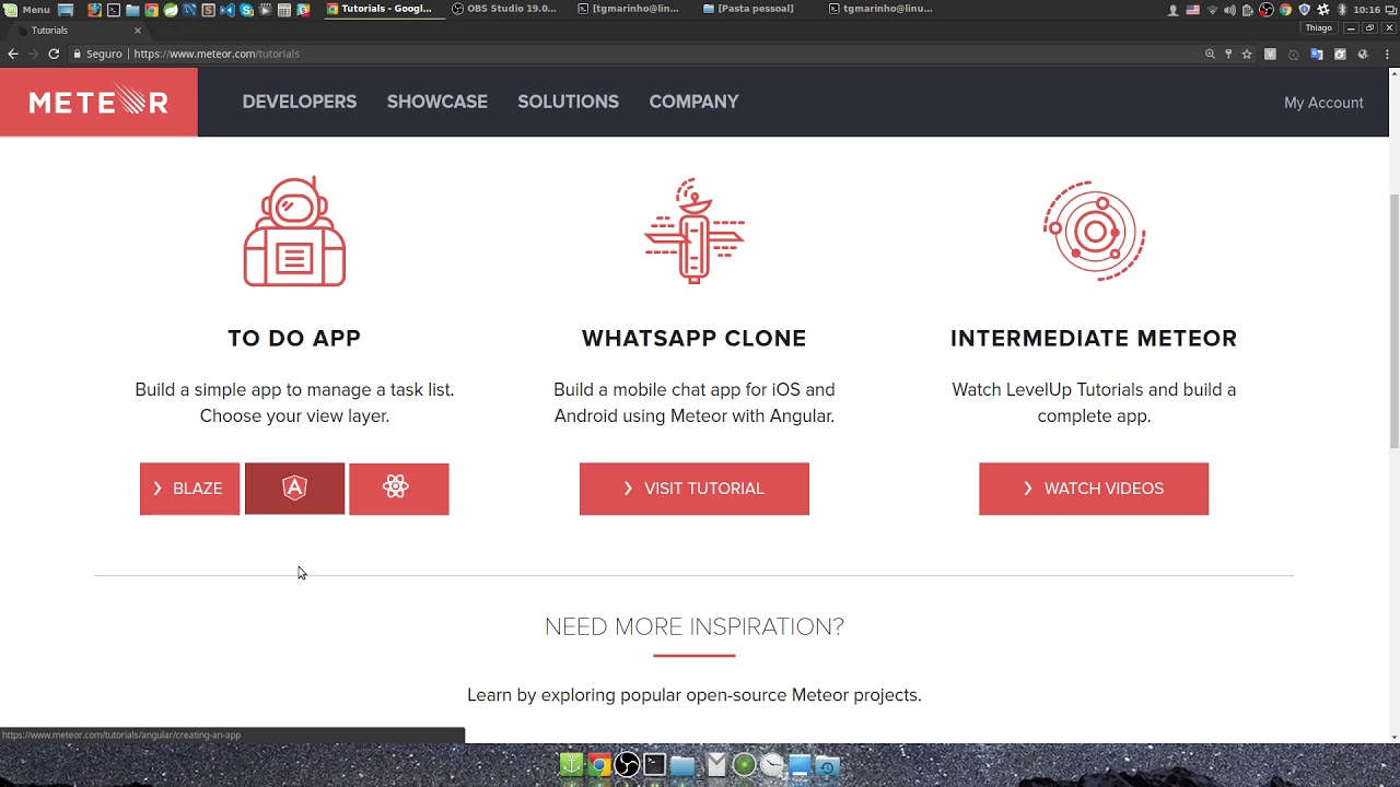PARTE 1 - (Criando um App) #CodeFTW Meteor c/ React Tutorial Oficial Passo a Passo - YouTube
