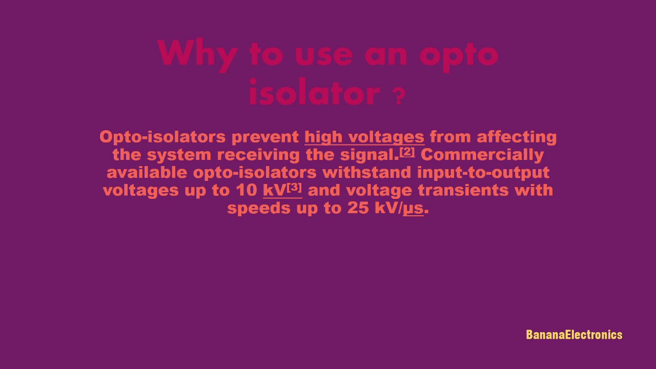 opto isolator - YouTube