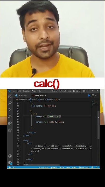 Css Calc Function Youtube