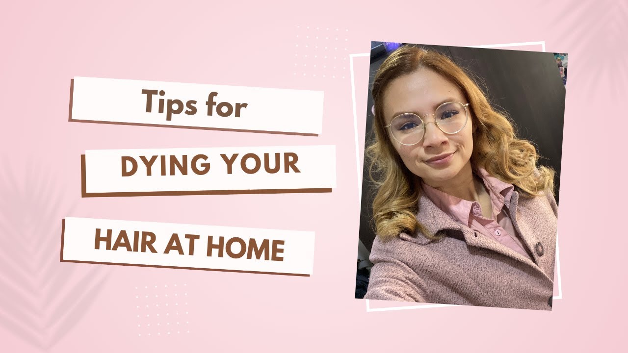 How I dye my hair at home | Laura Lanny - YouTube
