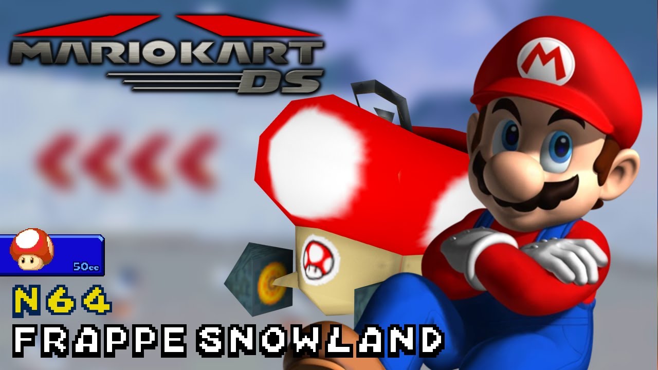Mario Kart DS - 50cc - Mario - Mushmellow - N64 Frappe Snowland | Ep ...