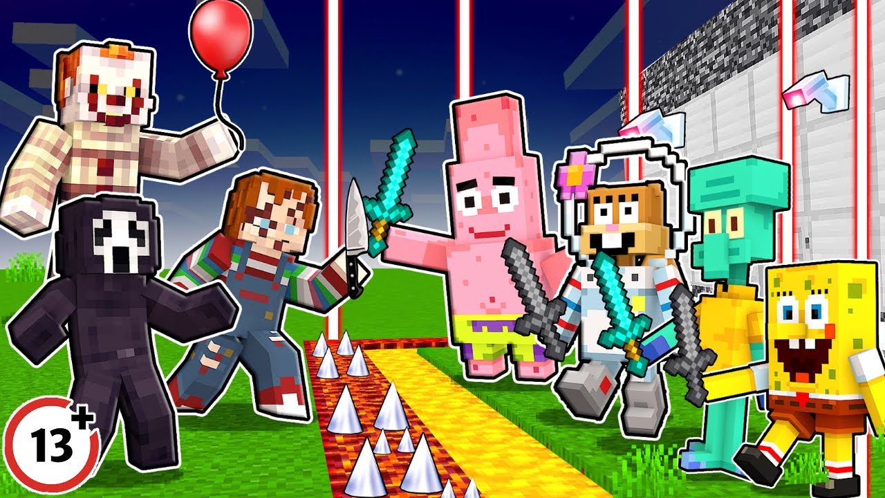 HORROR MOVIE MONSTERS vs The Most Secure House in Minecraft - YouTube