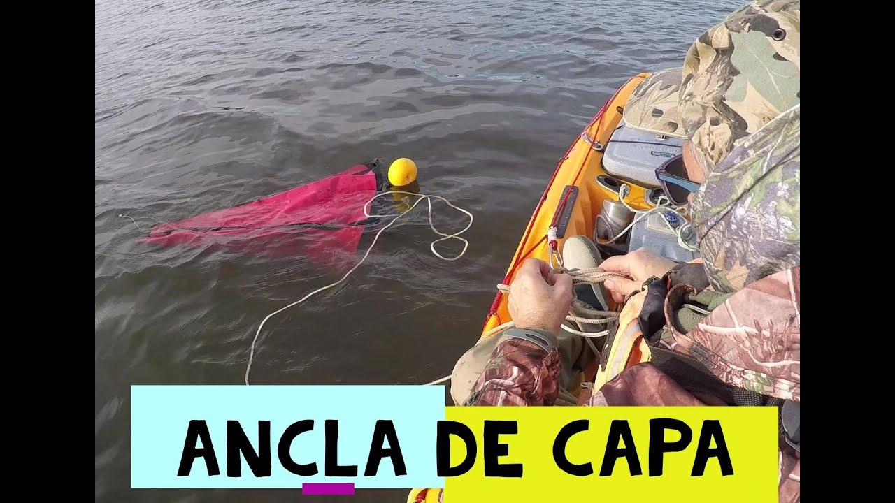 Ancla de capa para kayak, como hacerla y como usarla - YouTube