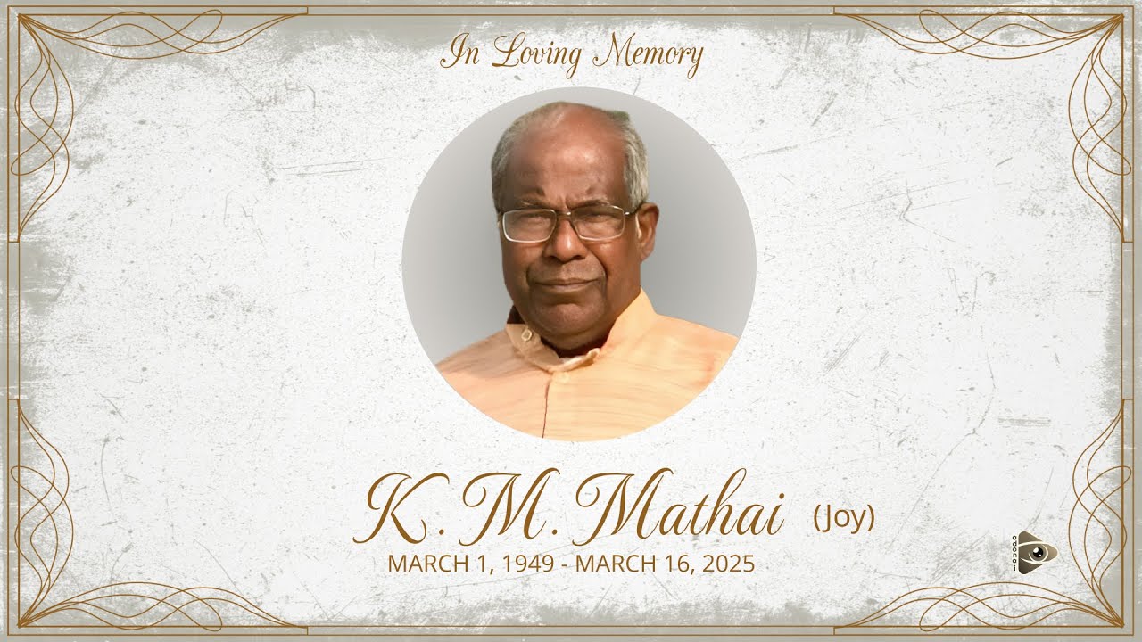 Interment - 𝐊. 𝐌. 𝐌𝐚𝐭𝐡𝐚𝐢 (𝐉𝐨𝐲) - YouTube