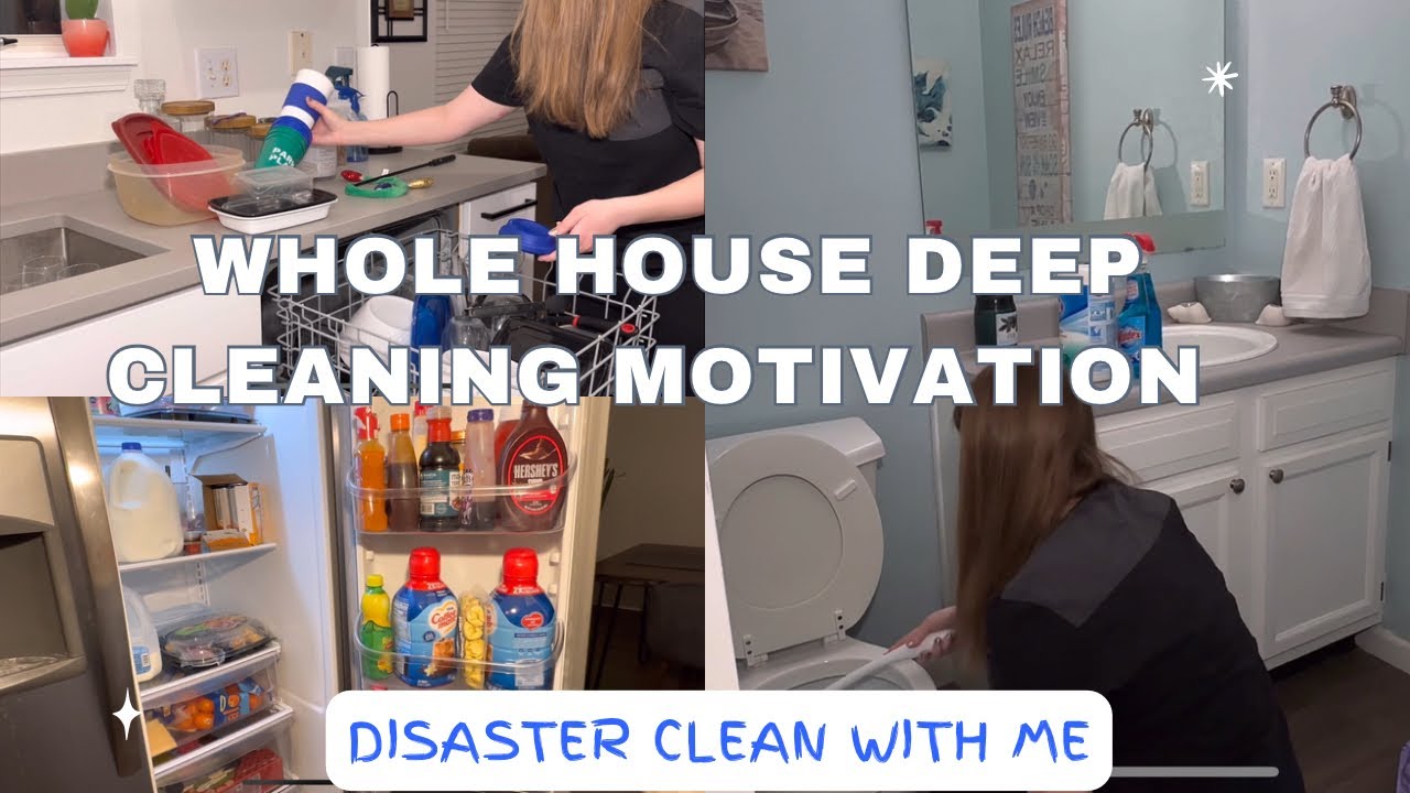 DISASTER CLEANING MOTIVATION ~ EXTREME House Clean With Me - YouTube