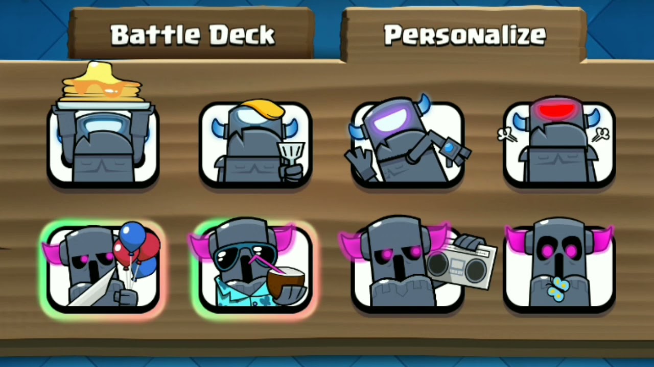 All PEKKA emotes in clash royale #shorts - YouTube