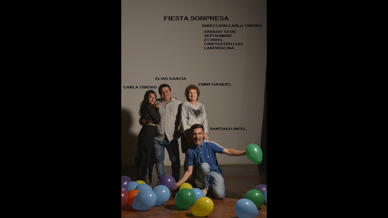 OBRA DE TEATRO FIESTA SORPRESA - YouTube