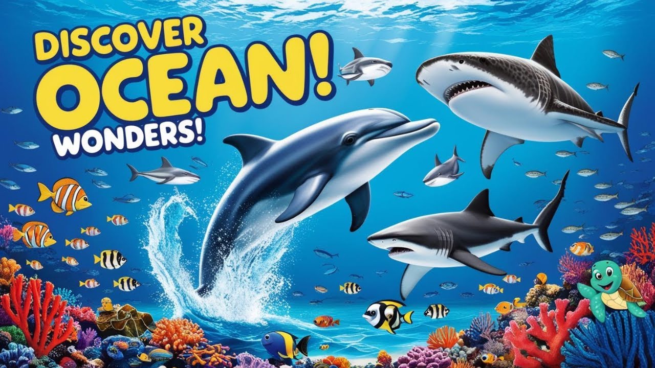 Discover Ocean Wonders: Fun Learning for Kids – Dolphins, Sharks & More ...
