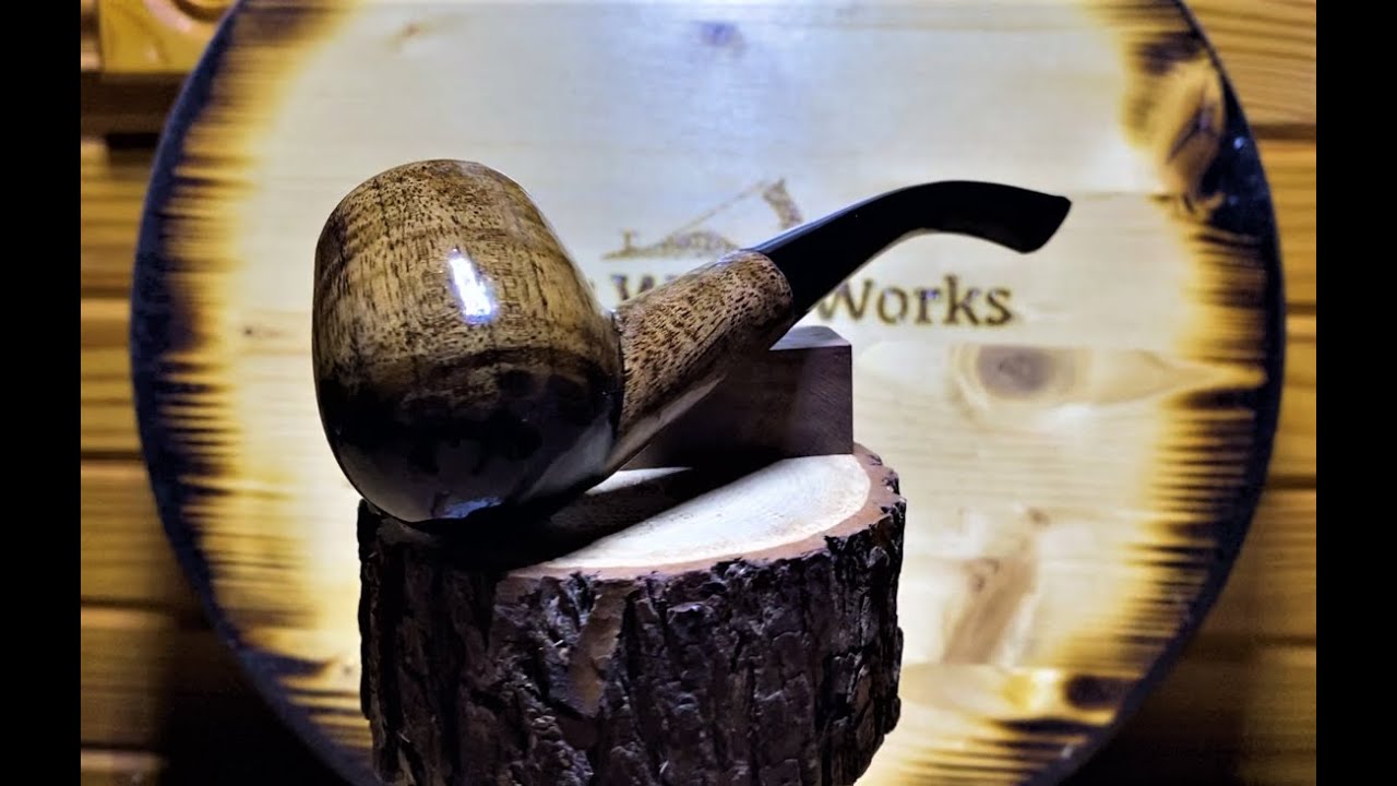 Let's Make: A Smoking Pipe On The Lathe - YouTube