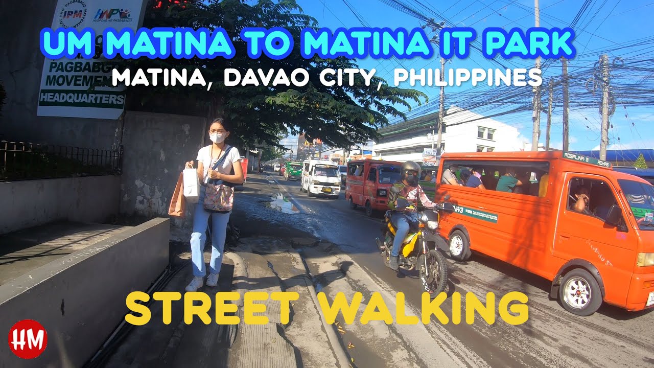 Walking Tour: From UM Matina to Matina IT Park - Davao City ...