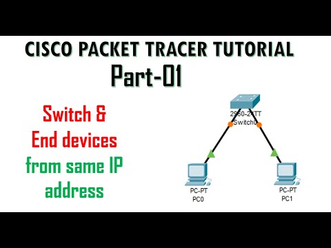 Cisco Packet Tracer Tutorial -Part 01 | Switch & end device connection