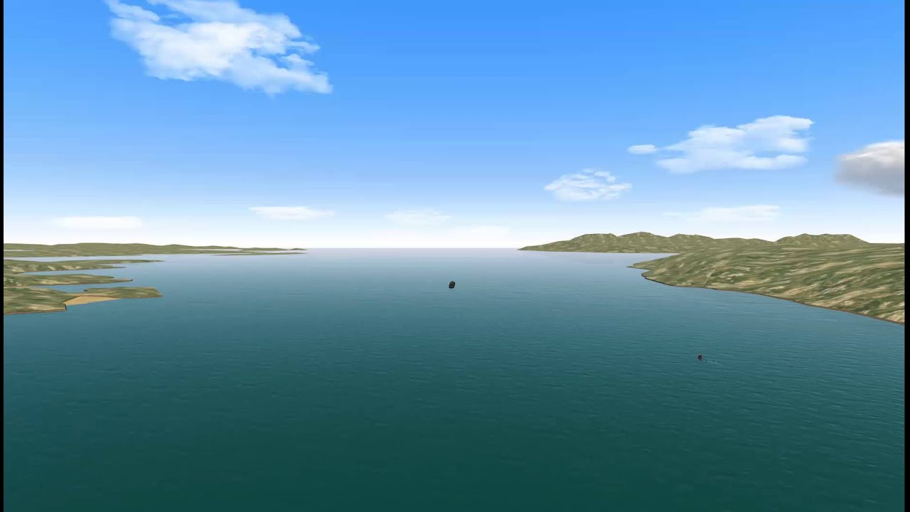 COLREGs - Rule 9 - Scenario: A sailing vessel - Bird's-eye view - YouTube