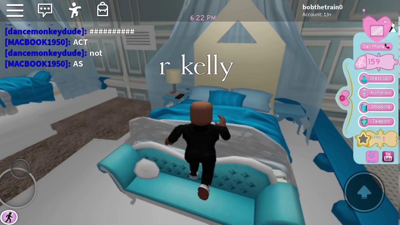 ROBLOX R KELLY CAUGHT AT HOTEL - YouTube