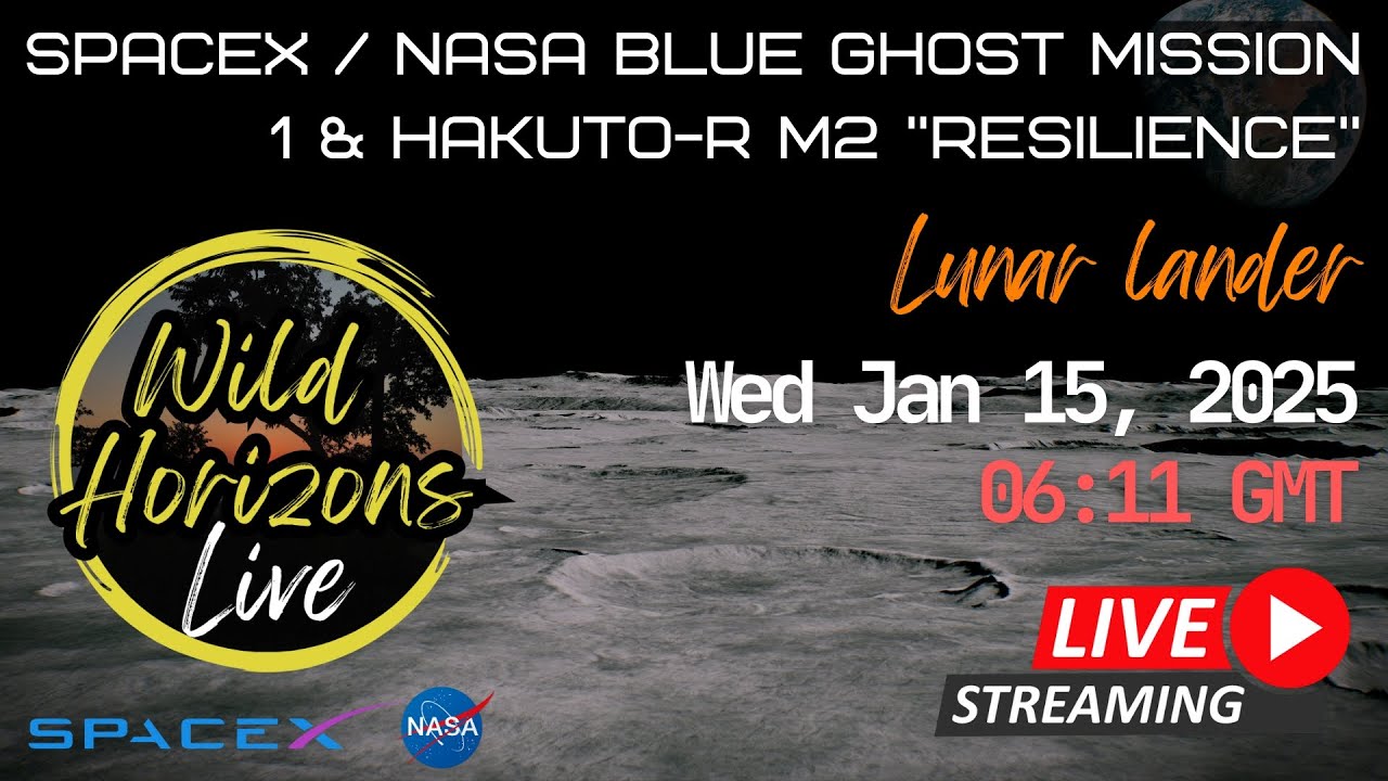 🚀 Live Launch : SpaceX - NASA Blue Ghost Lunar Lander - YouTube